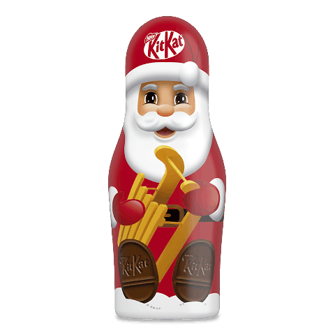 Фігурка Kit Kat Санта з пшеничними кріпсами, 17г – купити в інтернет ...