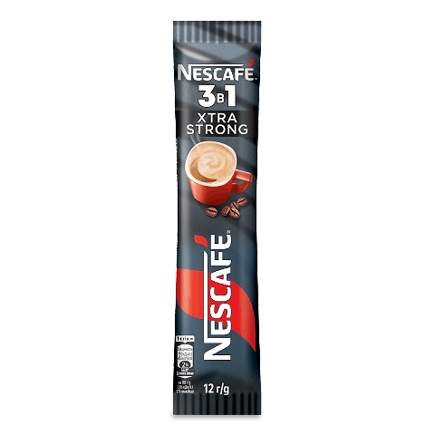 Напій кавовий Nescafe Xtra strong 3в1 розчинний, 12г – купити в ...